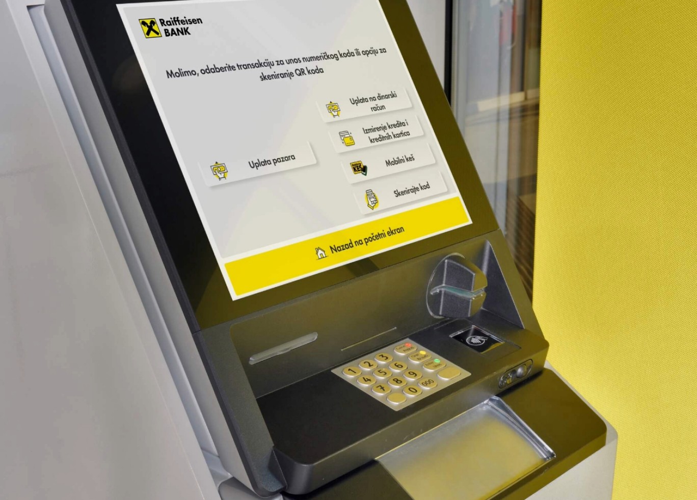 Uplata pazara na višenamenskim uređajima